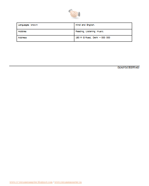 Over 10000 CV and Resume Samples with Free Download: B Tech Computer ...