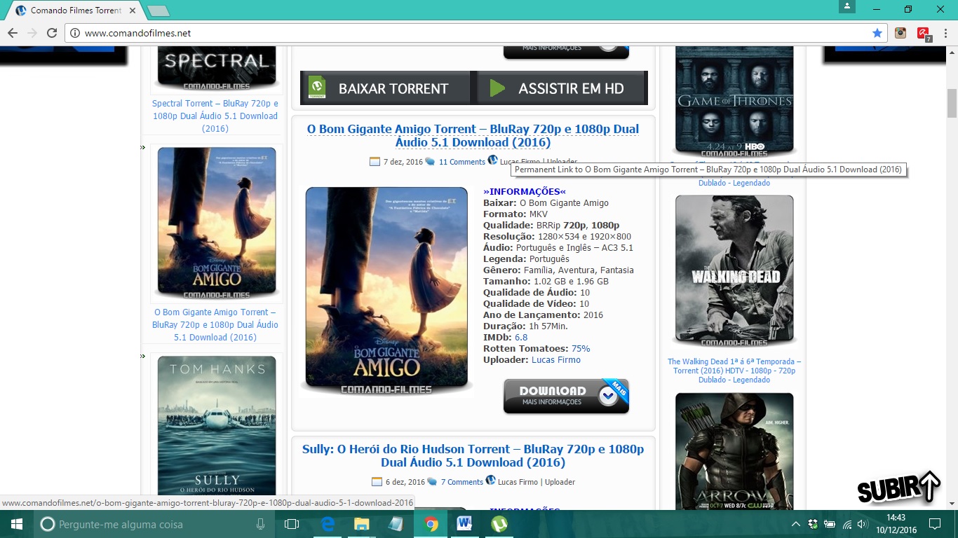 COMO EU BAIXO MEUS FILMES PELO UTORRENT ~ Achei e rabisquei