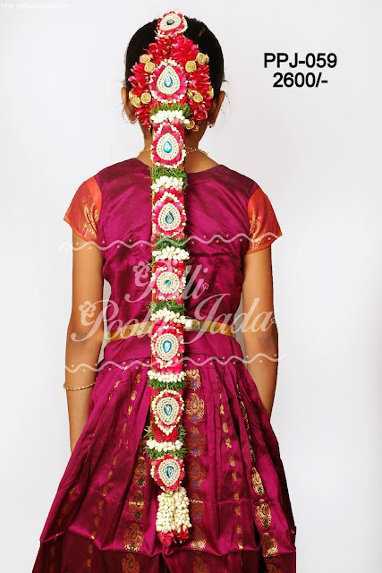 Pelli poola Jada: Latest Pelli Poola jada Designs with Pricing