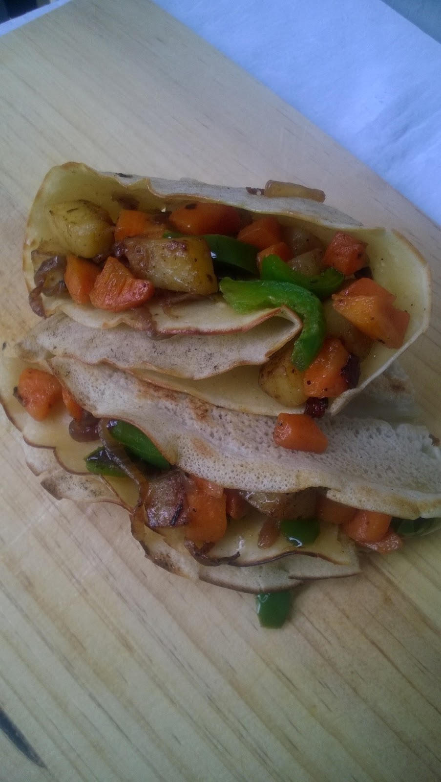 STIR FRY VEGETABLE STUFFED CREPES / Nairobi Kitchen