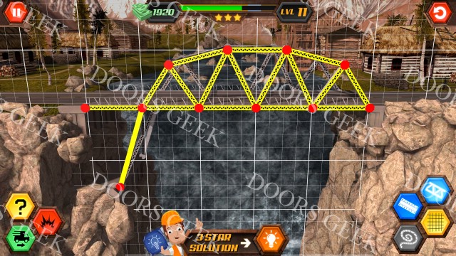 Bridge Construction Simulator [Easy] Level 11 ~ Doors Geek