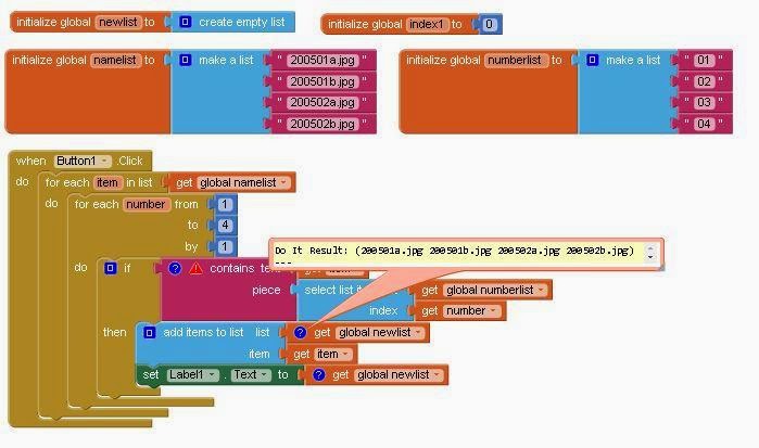AI2 Inventor Forum News: find value in list and create new list
