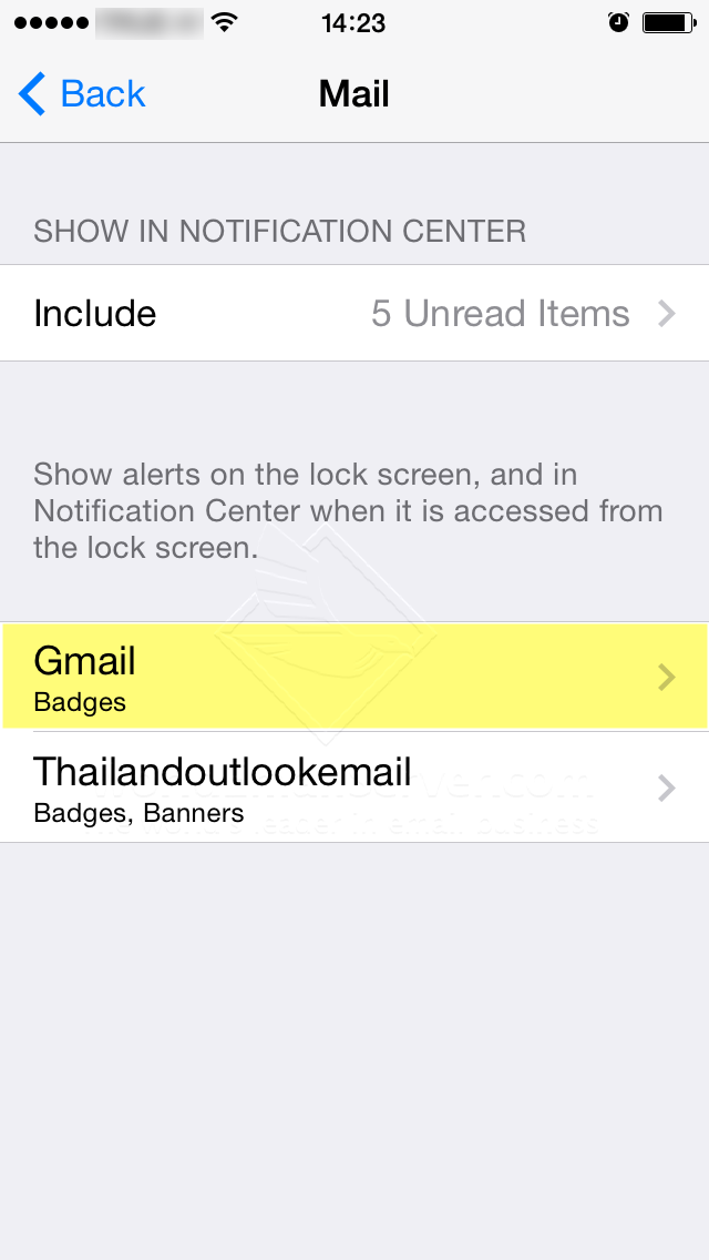 Technology Land Co., Ltd.: [iOS] วิธีการตั้งค่าให้อีเมล์ที่ส่งเข้ามา ...