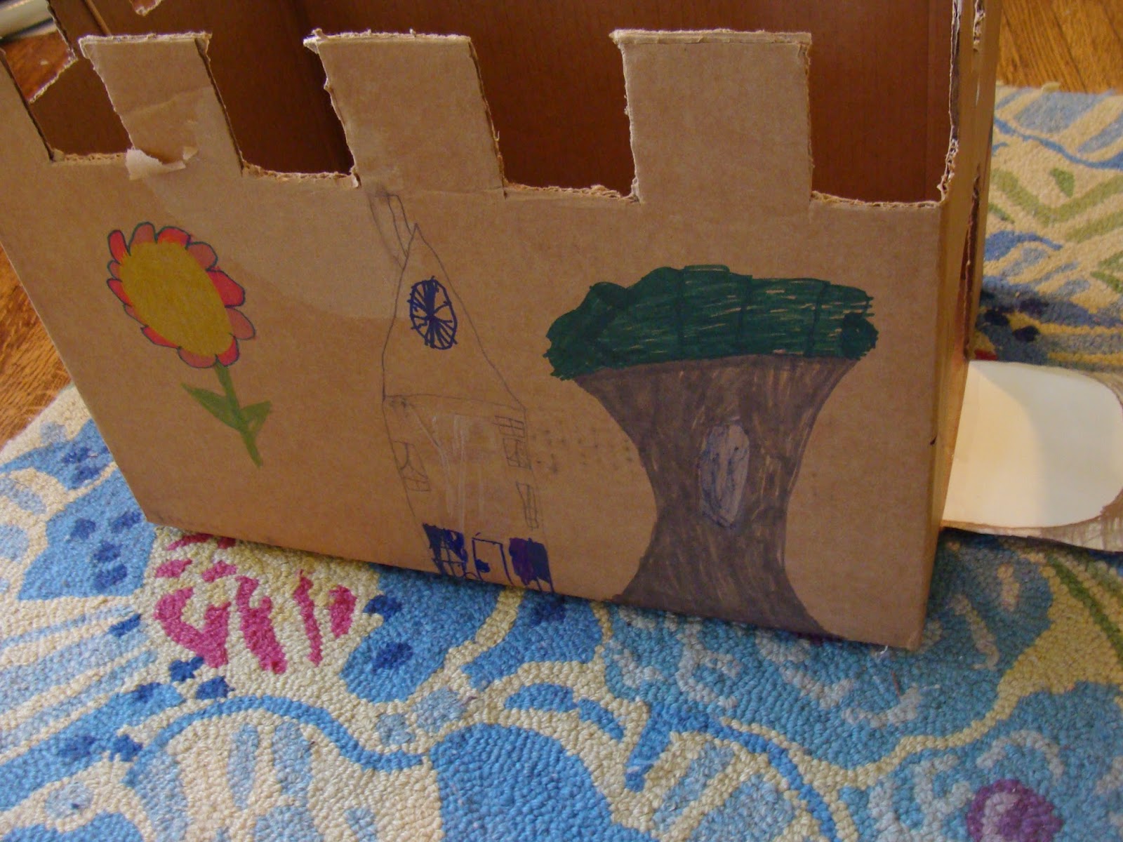 I made a cardboard siege tower yesterday, what'd you do?