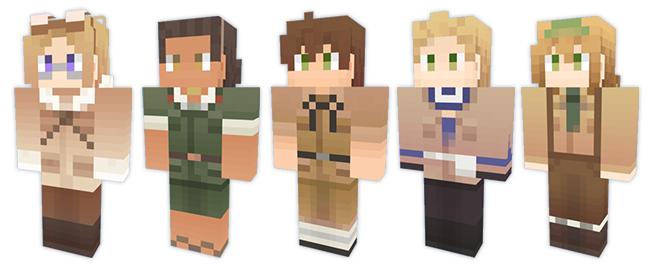 Minecraft skins: Axis powers ヘタリア(APH)