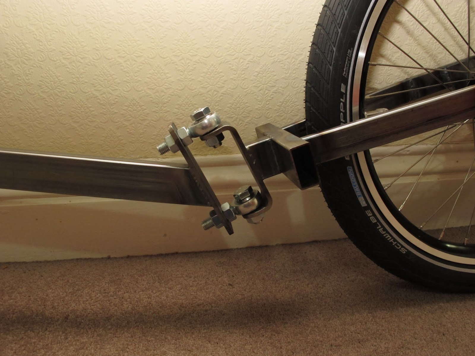 Python Recumbent Build: Rear pivot welding and frame assembly