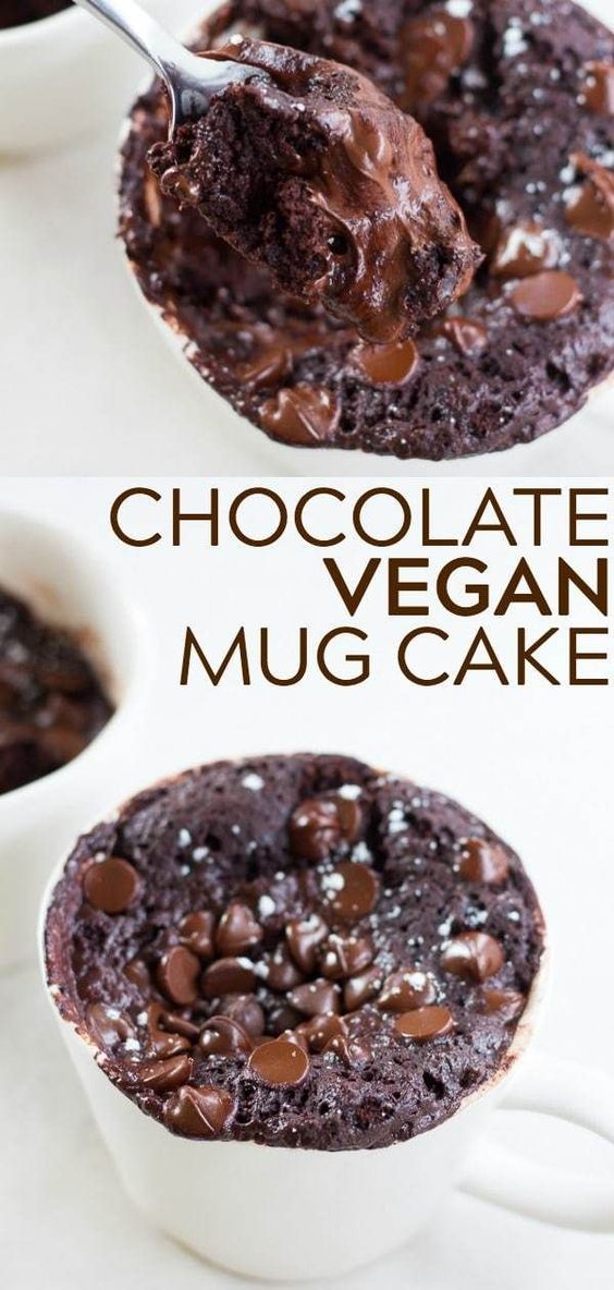 Chocolate Vegan Mug Cake - The Country Chic Cottage