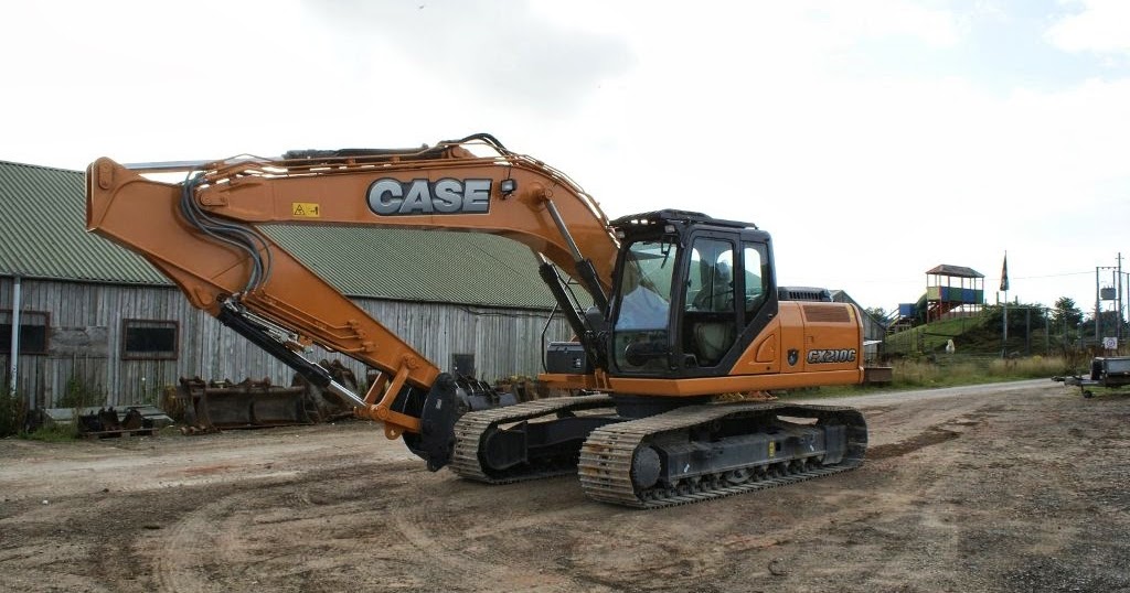 EXCAVATOR pe Senile CASE CX 210C NOU DEMONSTRATIV