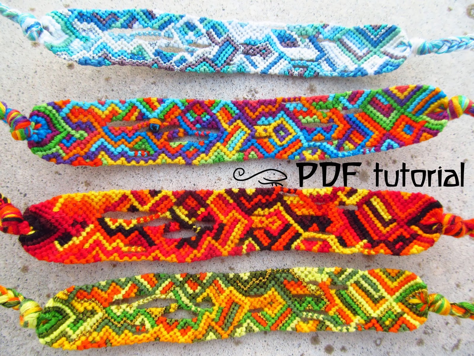 Leguanworld: ABSTRACT FRIENDSHIP BRACELET PATTERNS