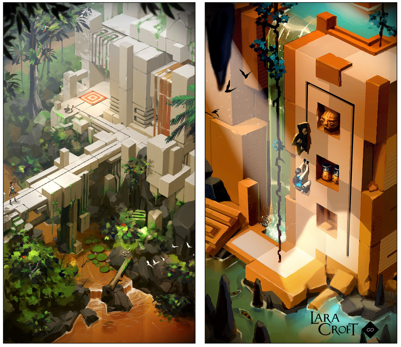 MaxRaider: Lara Croft GO Concept Art