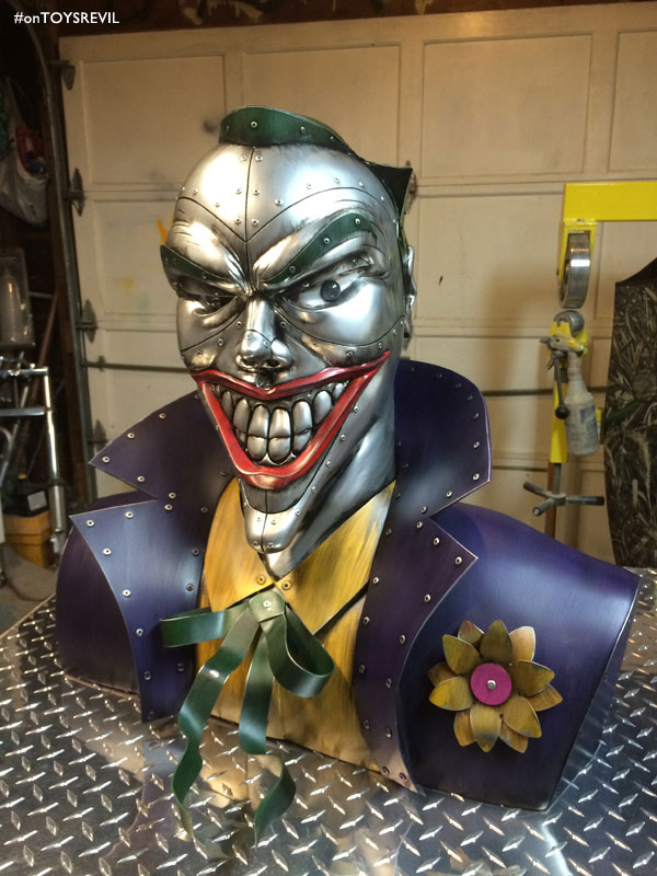 Mecha-Joker Bust by Den Ramos