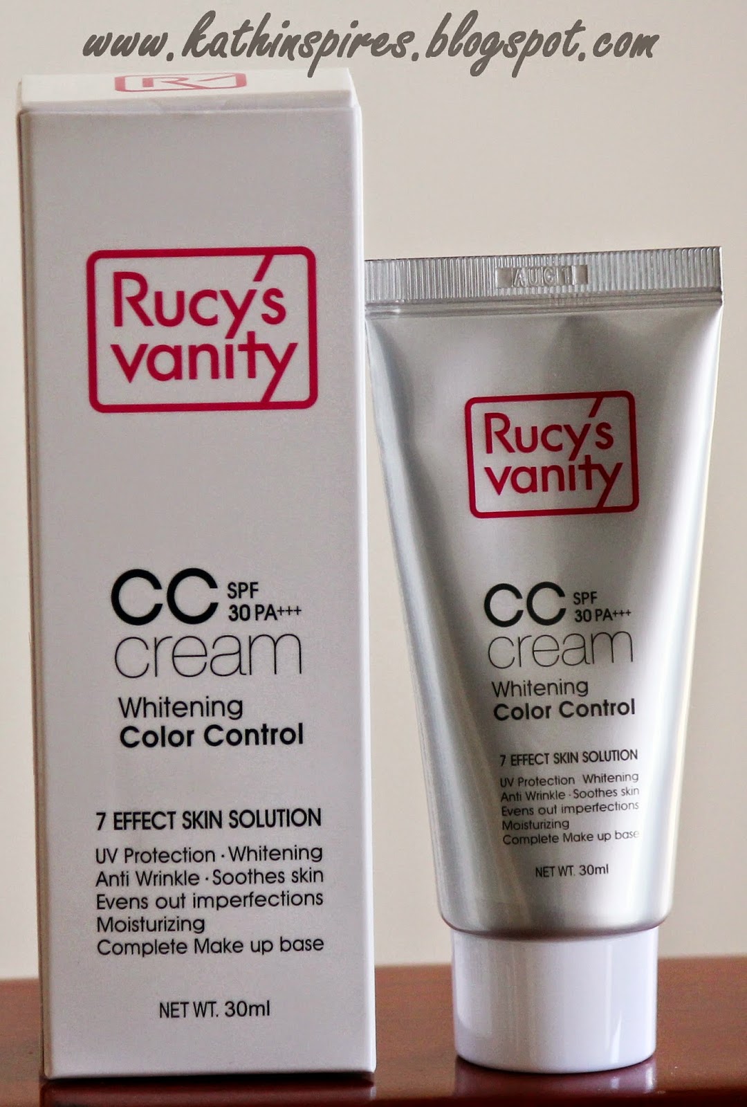 Beauty Inspirations by K: REVIEW: Rucy's Vanity CC Cream