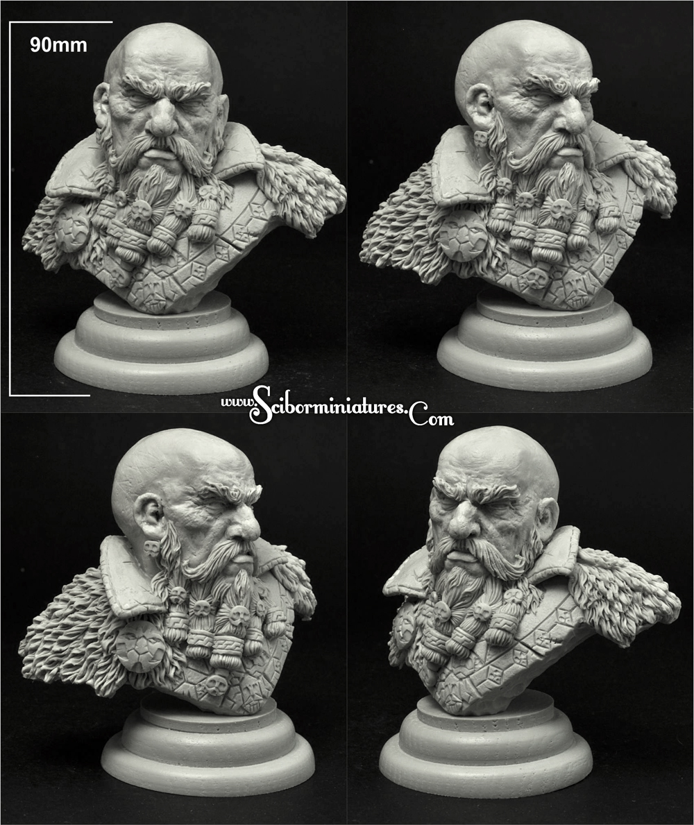 Tabletop Fix: Scibor Miniatures - New Dwarf Busts