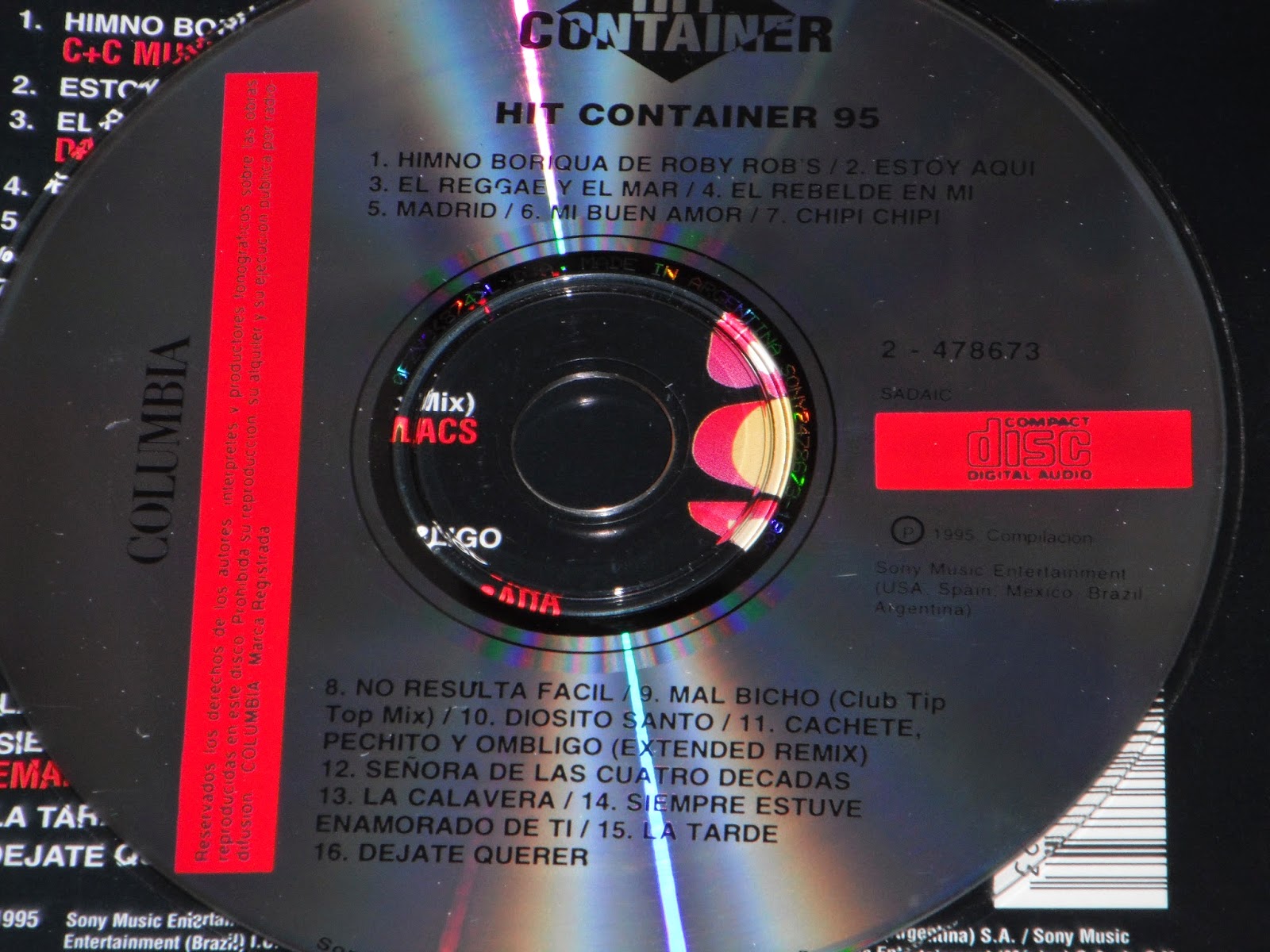 Mis Discos: 1995 - Varios - Hits container 95