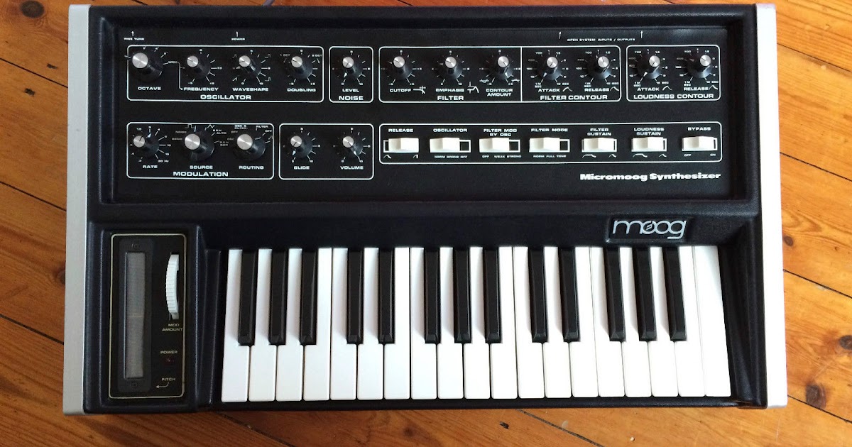 MATRIXSYNTH: MOOG MICROMOOG Analog Synthesizer SN 7380