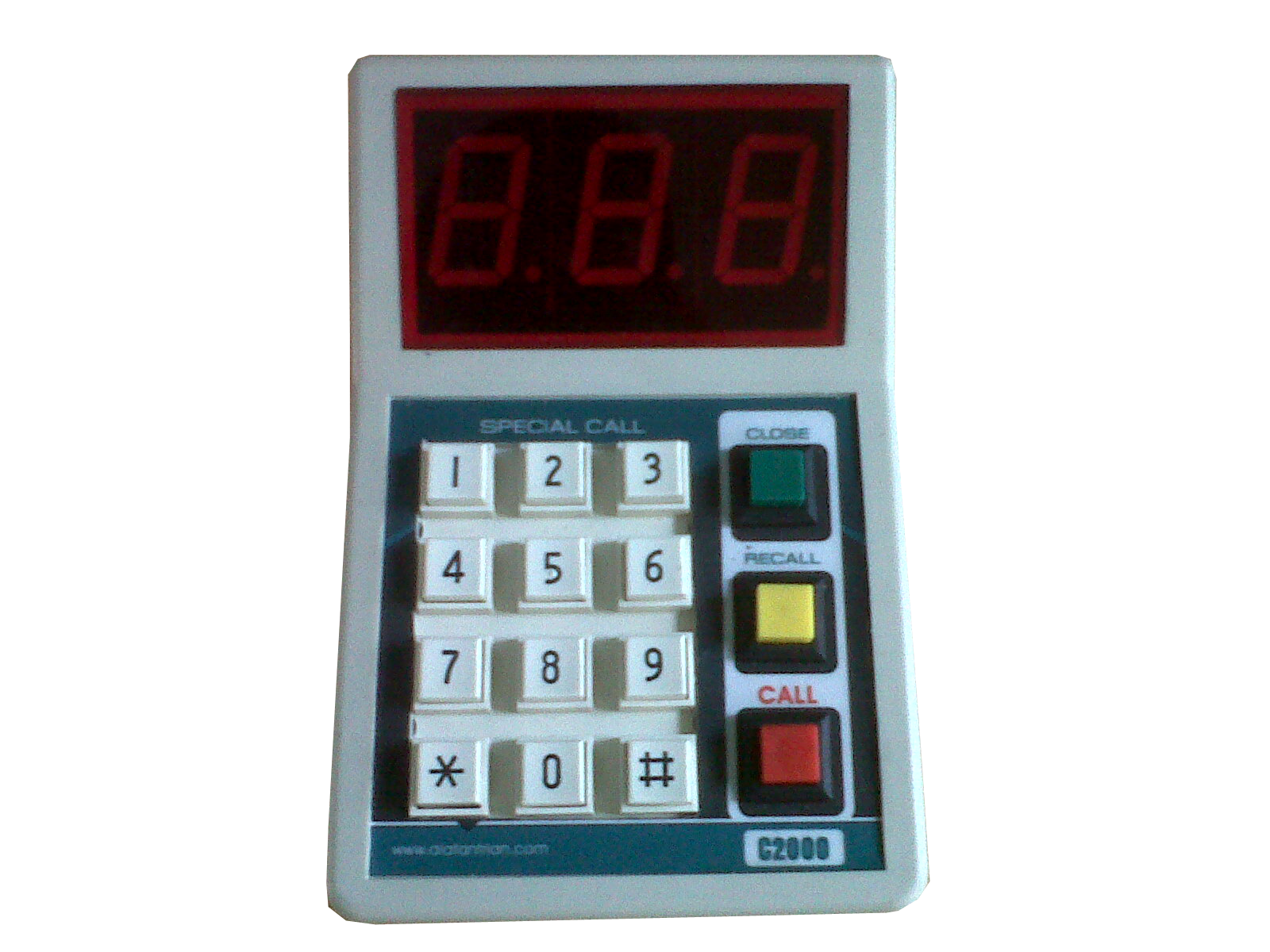 Daftar Harga & Spesifikasi Mesin Antrian ~ Mesin Antrian C2000