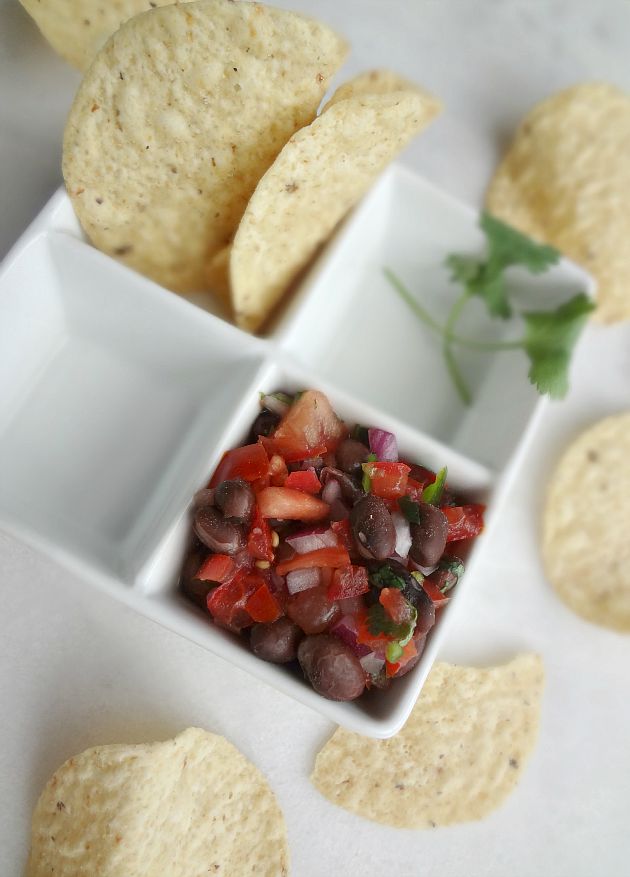 The Cooking Actress: Black Bean Pico de Gallo