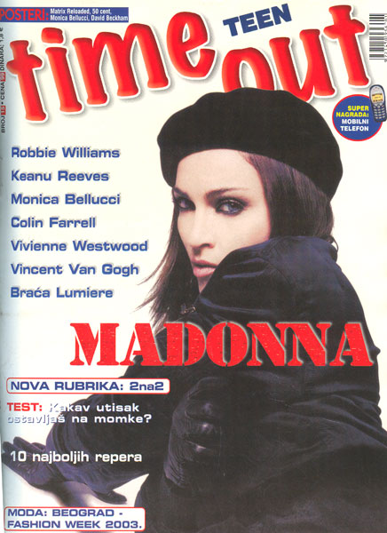 IMAGEM - MADONNA: Capas/Covers/Portadas: 2003