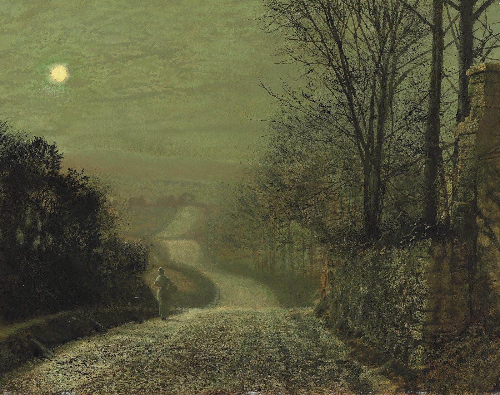 John Atkinson Grimshaw (British Victorian-era painter, 1836-1893 ...