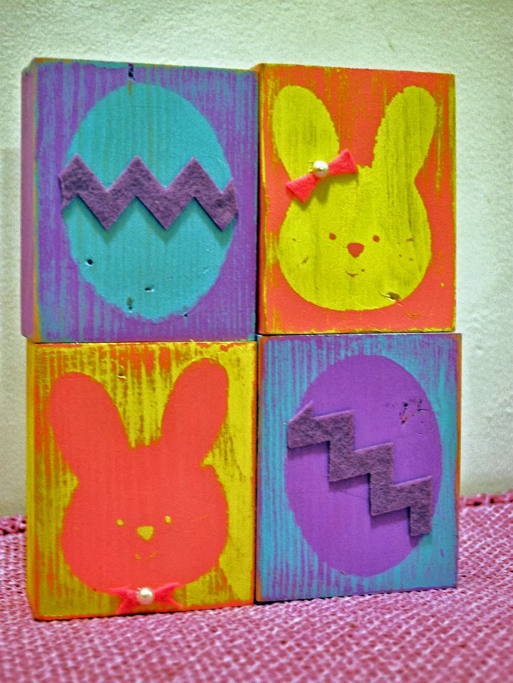 Mama's Crafts: Easter Bunny/Egg Blocks