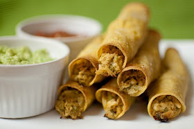 College Gloss: How to Make Quick Chicken Taquitos