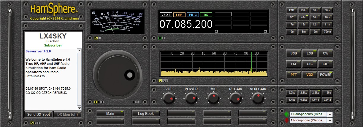 Bouillons de Cultures: HamSphere : la station radioamateur virtuelle