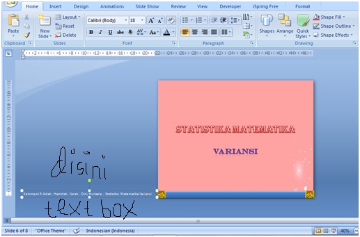 Cara Membuat Running Text Pada PowerPoint | Nurlaela Mu'izah