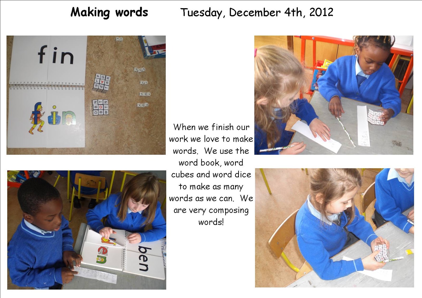 Literacy Site: Making words