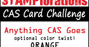 allycat cards: STAMPlorations CAS Card Challenge - Mid Month Reminder