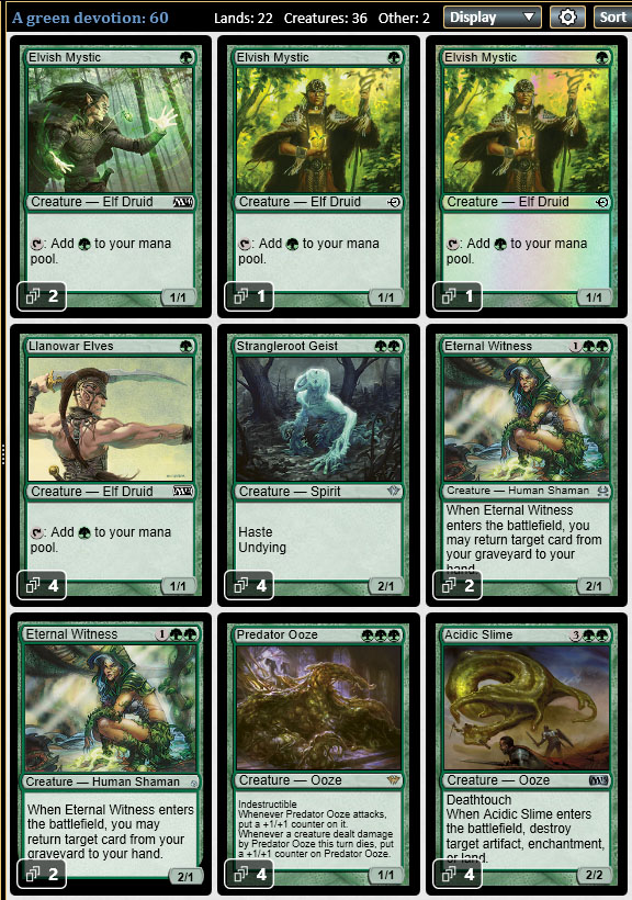 Magic the Gathering Adventures: [Modern] Green Devotion Updated