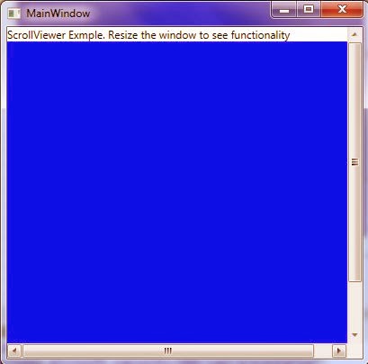 WPF Tutorial: WPF ScrollViewer