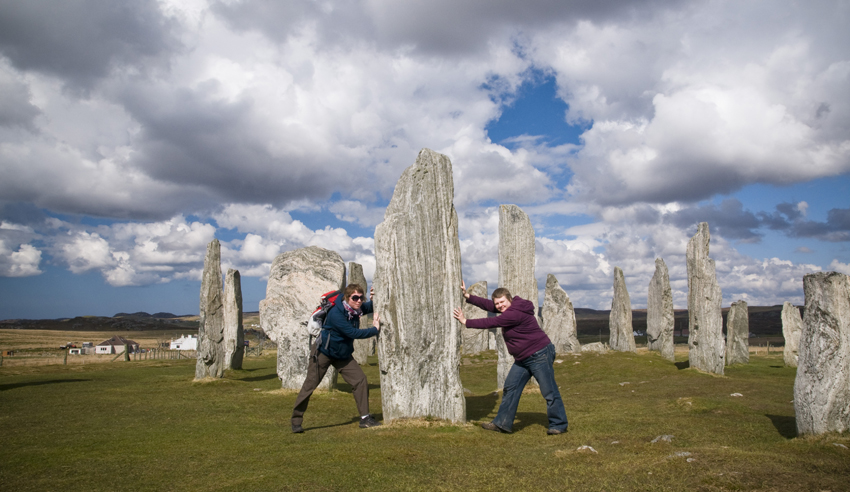 Around Scotland: STANDING STONES OF CALLANISH