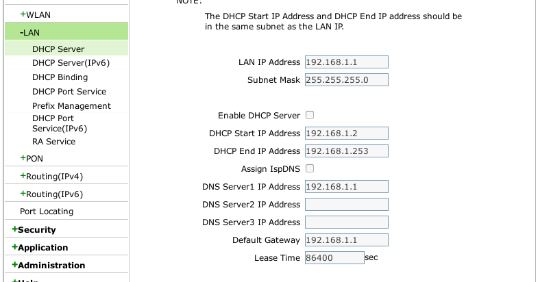 How to Setup DHCP Server Modem / Router ZTE F609