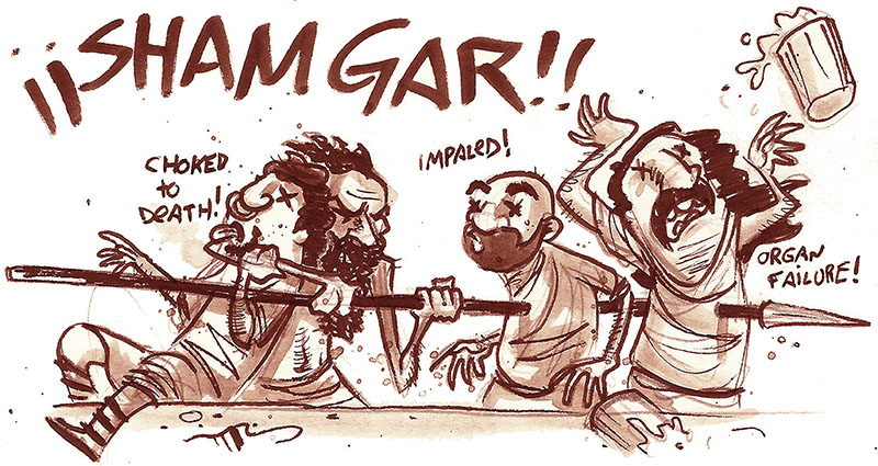 CREEKIFICATION: Shamgar Kills #207, #208, and #209