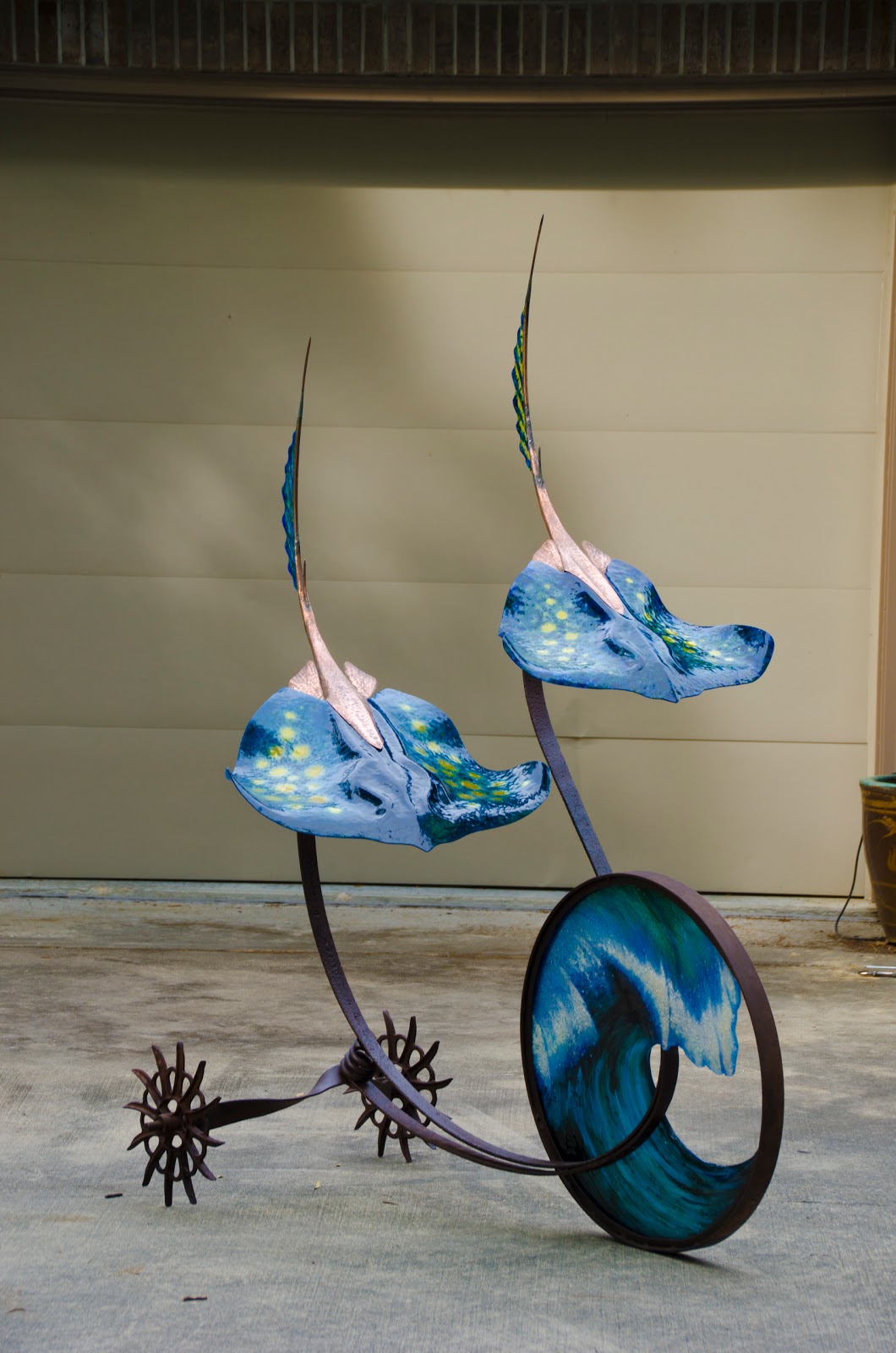 Stan Harmon Glass Art & Sculpture: Generation X model #001 Wave ...