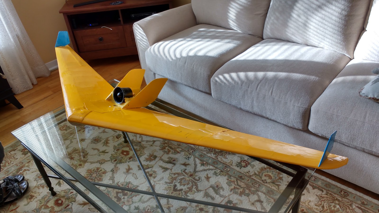 RC Flying Models: EDF Powered Klingberg Flying Wing Glider