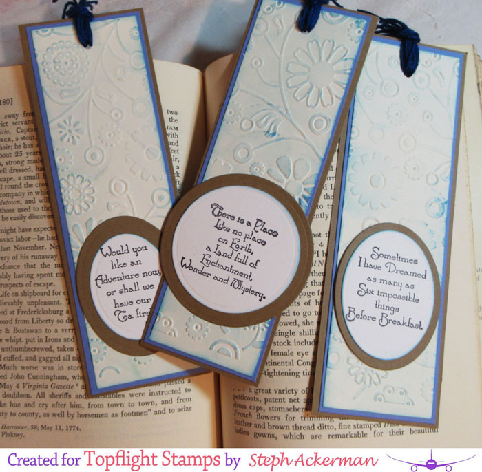 Live Laugh Scrap with Steph Ackerman: Enchanted Bookmarks