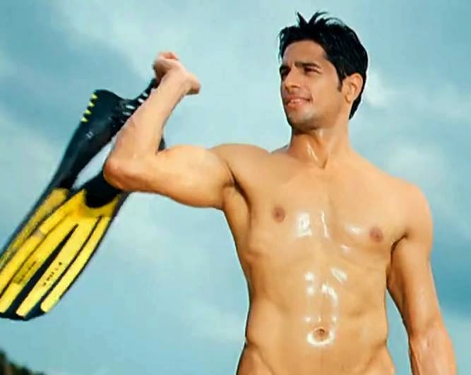 Shirtless Bollywood Men Siddharth Malhotra