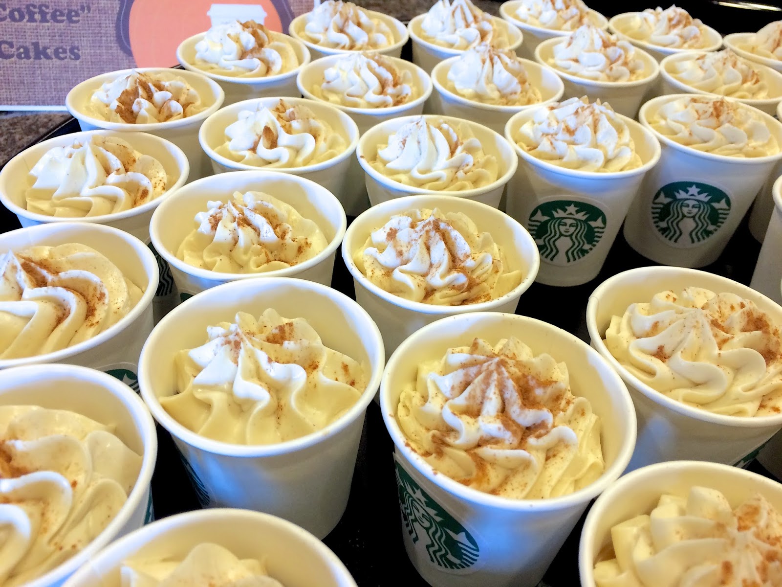 Once Upon A Pedestal: Pumpkin Spice Latte Mini "Coffee Cakes"