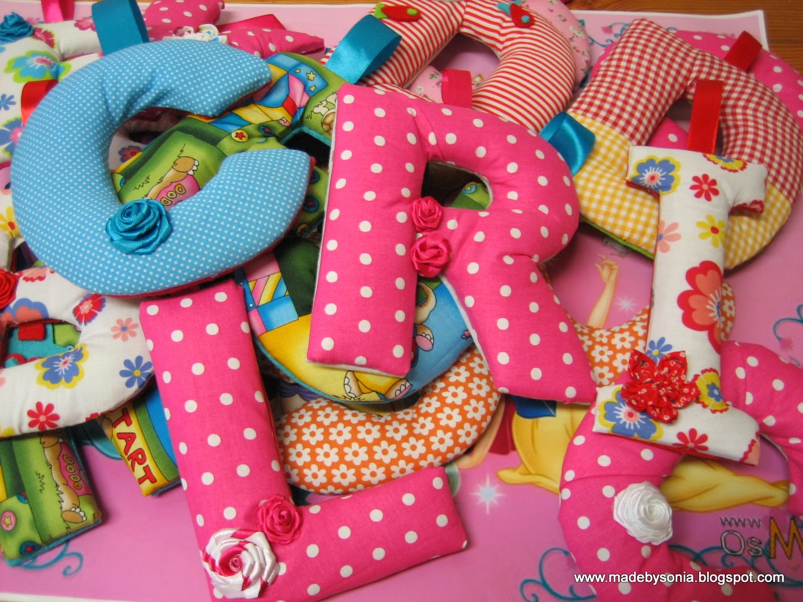 made by sónia: Salada de letras - Mixed letters