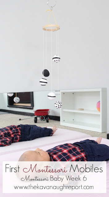 Montessori Baby Week 6 - First Mobiles