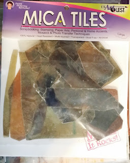 Art...: Mica and Stencils!