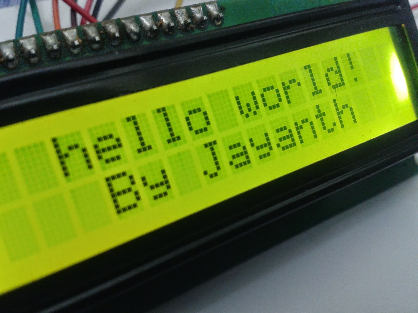 Interfacing 16x2 LCD with AVR Atmega 8