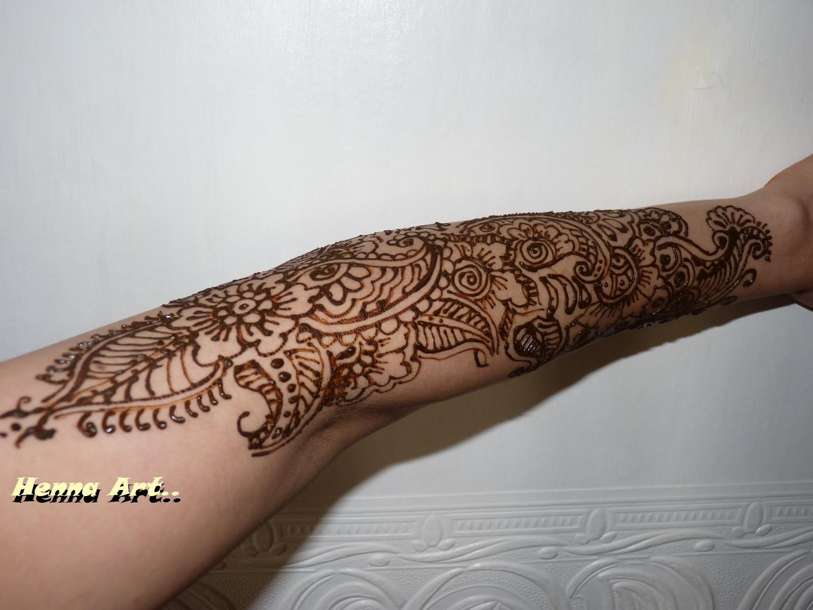 Henna and Face Paint: Henna On Arm and hand