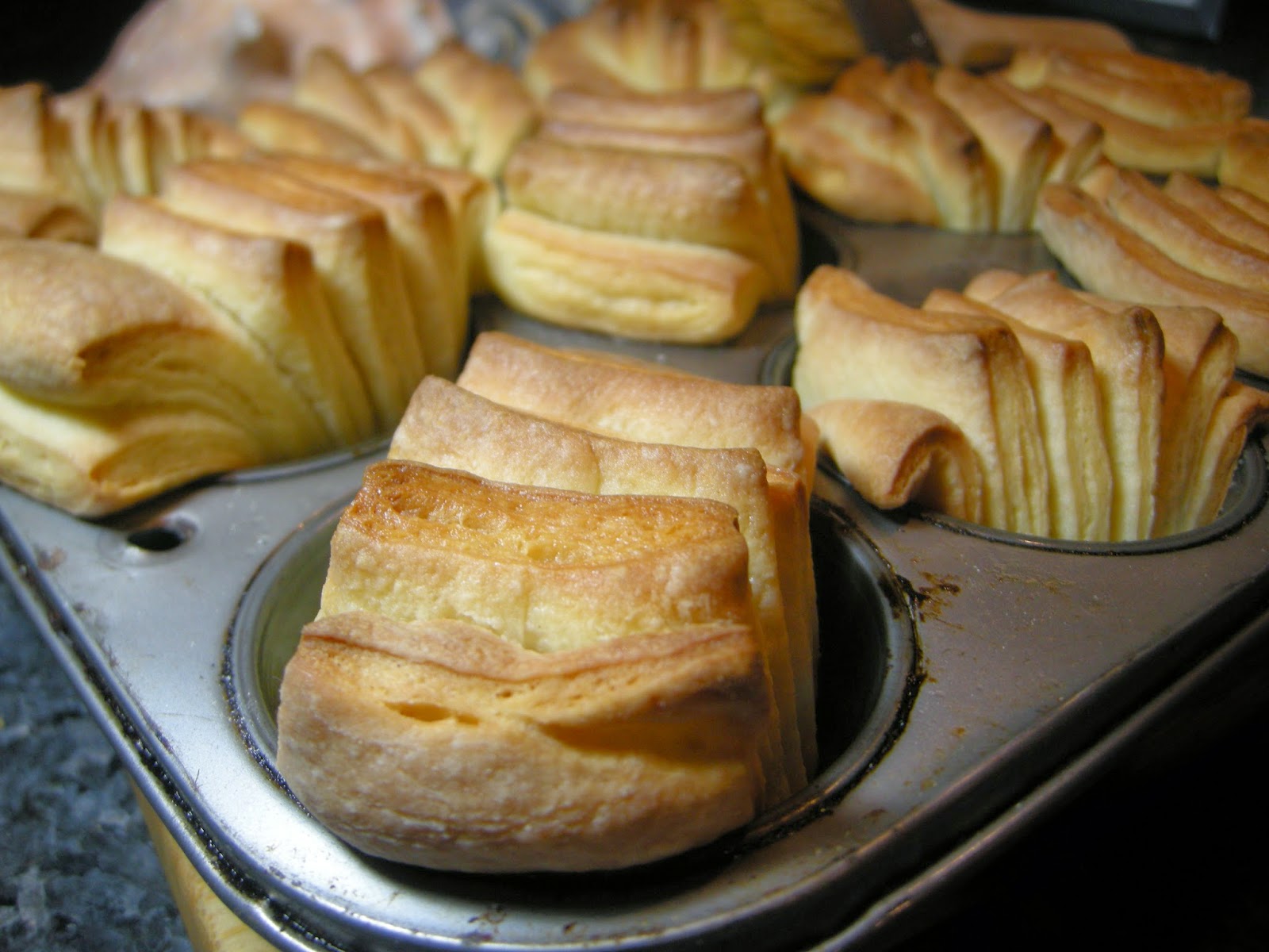 Kitchens Are Monkey Business: Rosie Makes Buttery Fan Rolls.