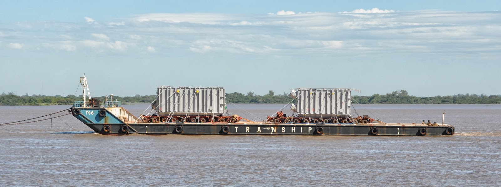 VCV ESTEIO: Exclusivo – Balsa “TS-6” parte de Porto Alegre com carga ...