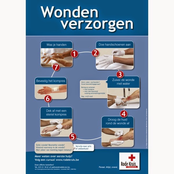 Het menselijk lichaam en eerste hulp .: Wonden verzorgen!