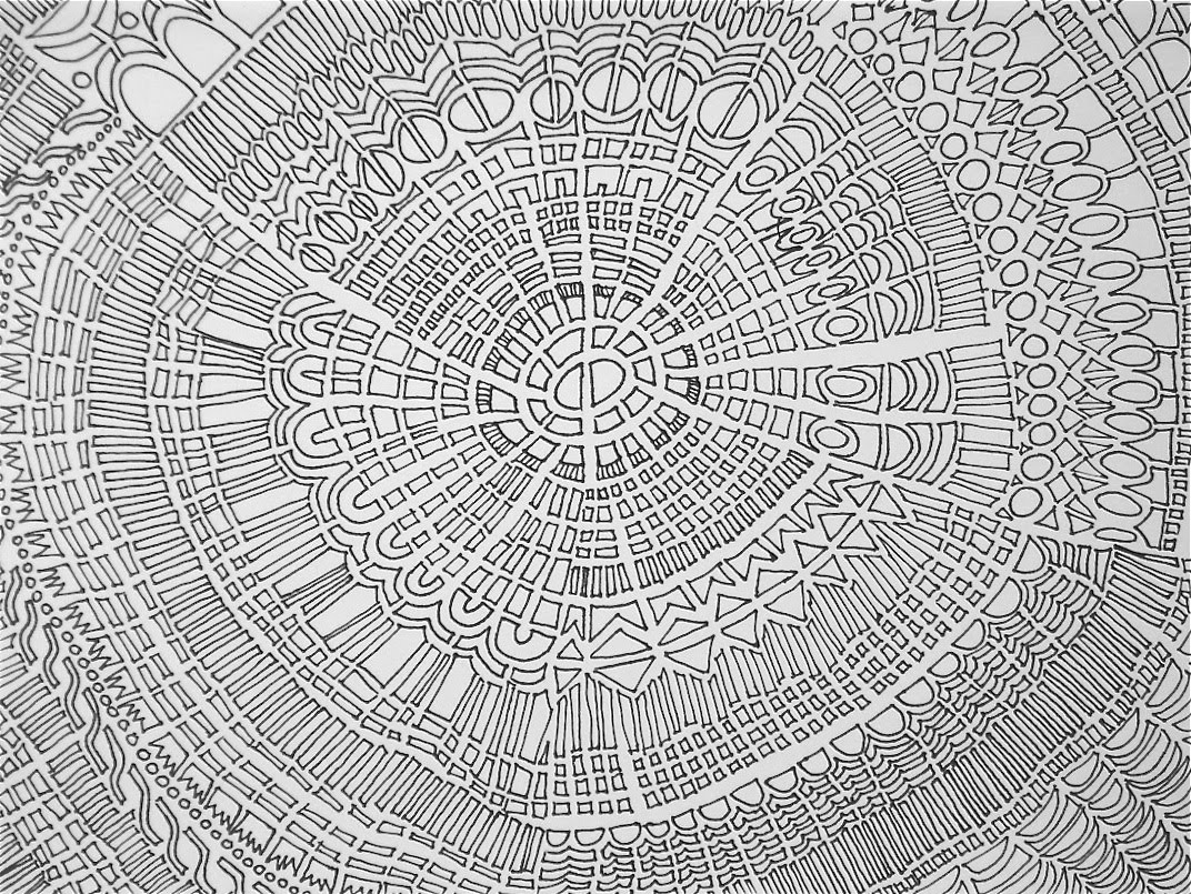 art at random: Radial Shapes