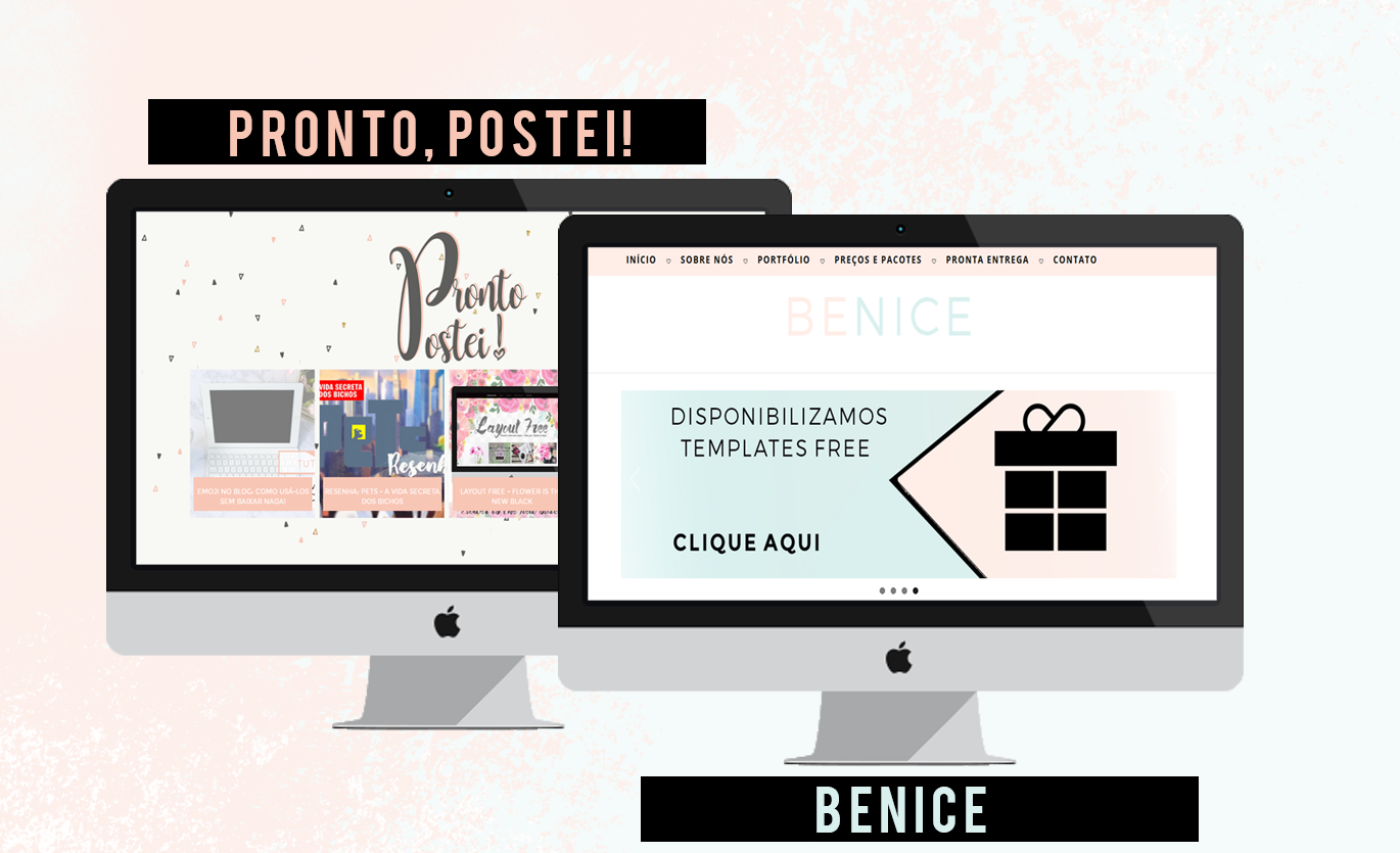 Pronto, postei!: Template novo, tudo novo