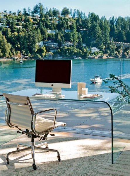 Office With Beach View